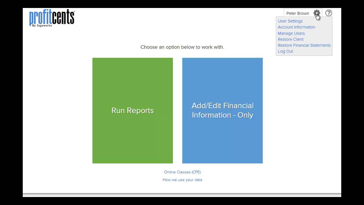 ProfitCents: How to upload your firm's logo onto client reports - YouTube