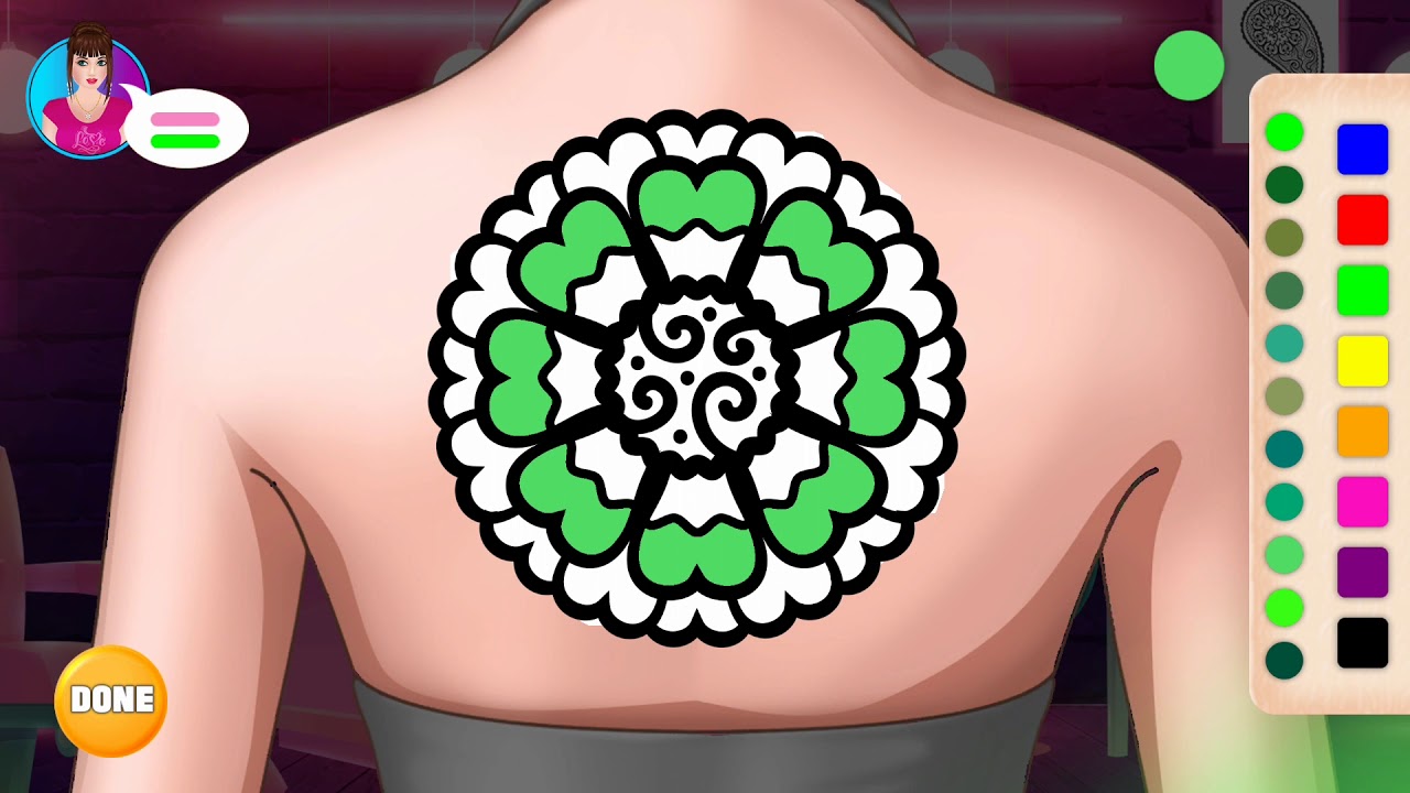Tattoo Stencil: Tattoo Designs ~ Free Tattoo Games - YouTube