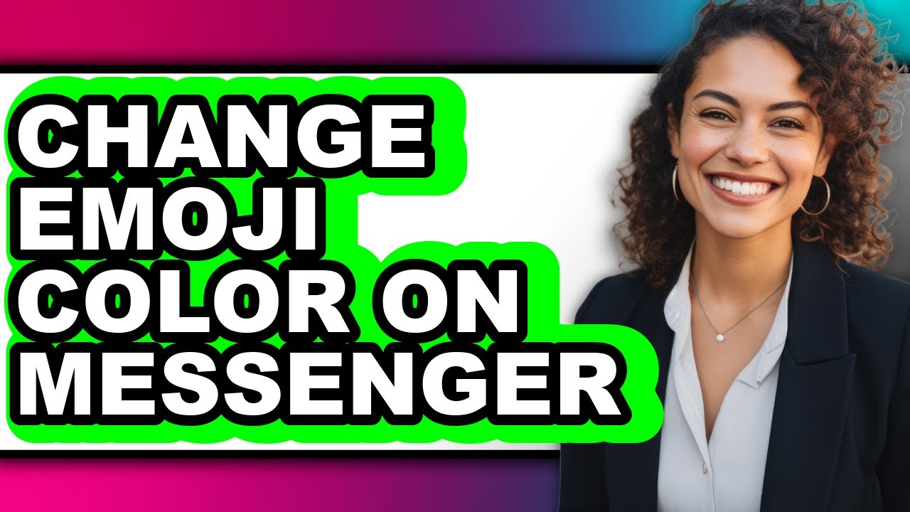 How to Change Emoji Color on Messenger - Step by Step - YouTube