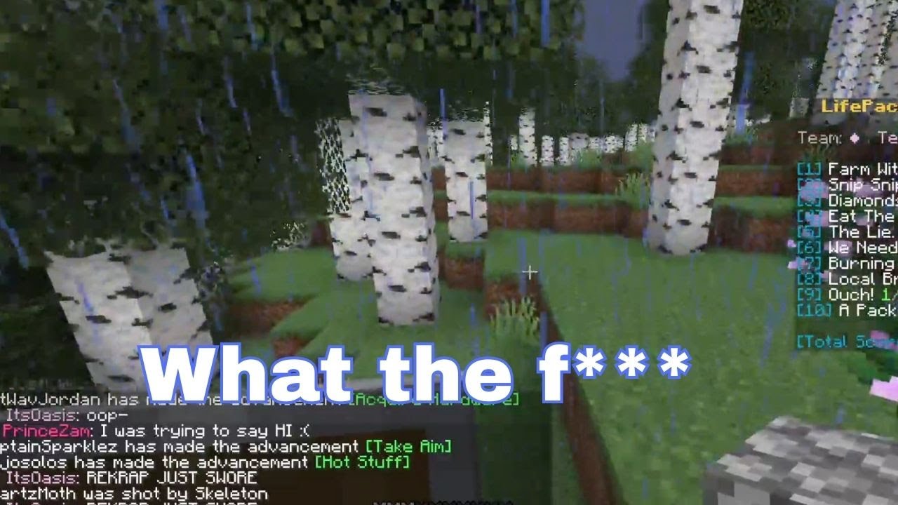 Rekrap swears for the first time - YouTube