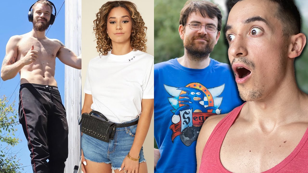 Transformations incroyables de youtubeur ! (Pewdiepie, Lena situation ...