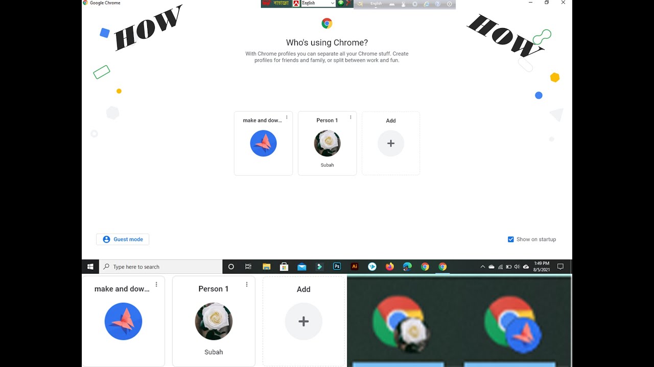 How to make a new google profile for free | Aimansabik360 - YouTube