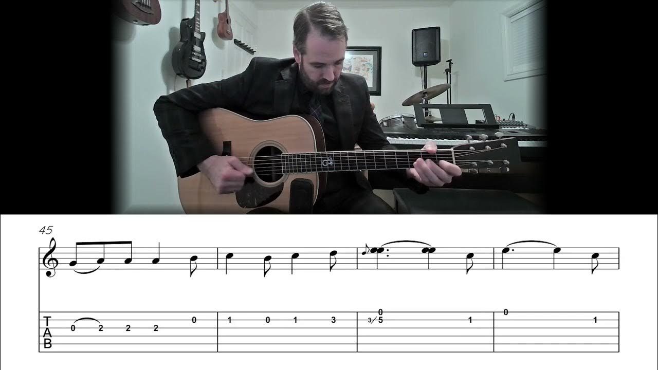 When Johnny Comes Marching Home - Flatpicking Guitar Lesson (Sheet Music + TAB) - YouTube