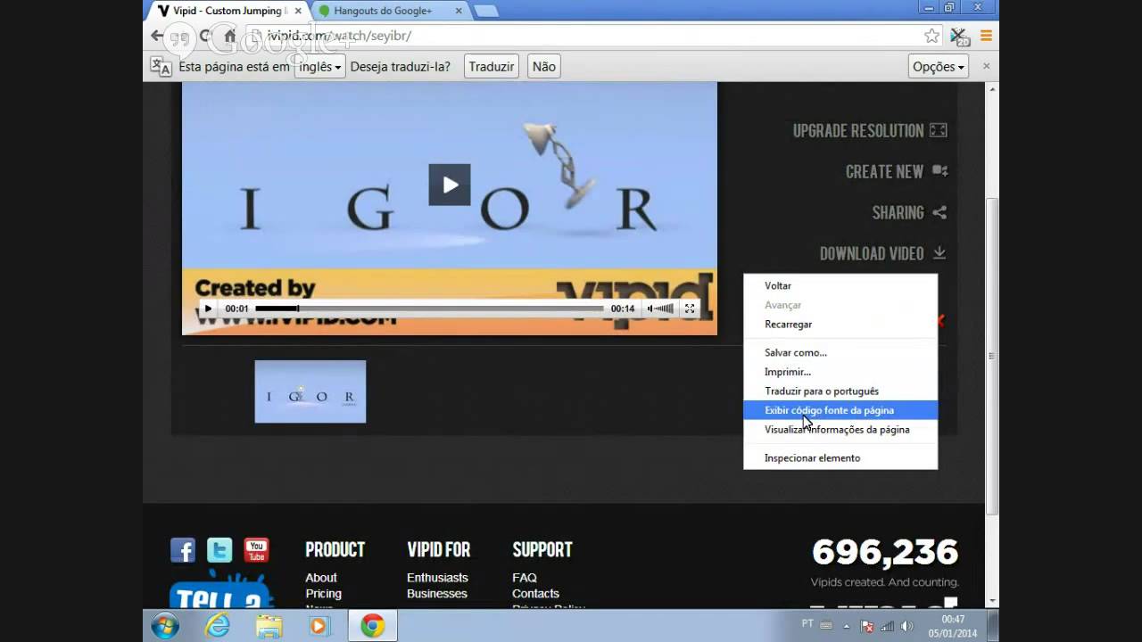 tutorial como baixar videos do ivipid SEM PROGRAMAS - YouTube