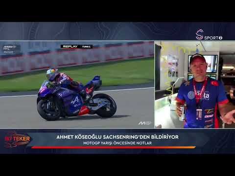 Sachsenring’de S Sport Plus İki Teker’e Konuk Olduk sunucular: İzge Can Günal ve Mehmet Ali Selışık 
