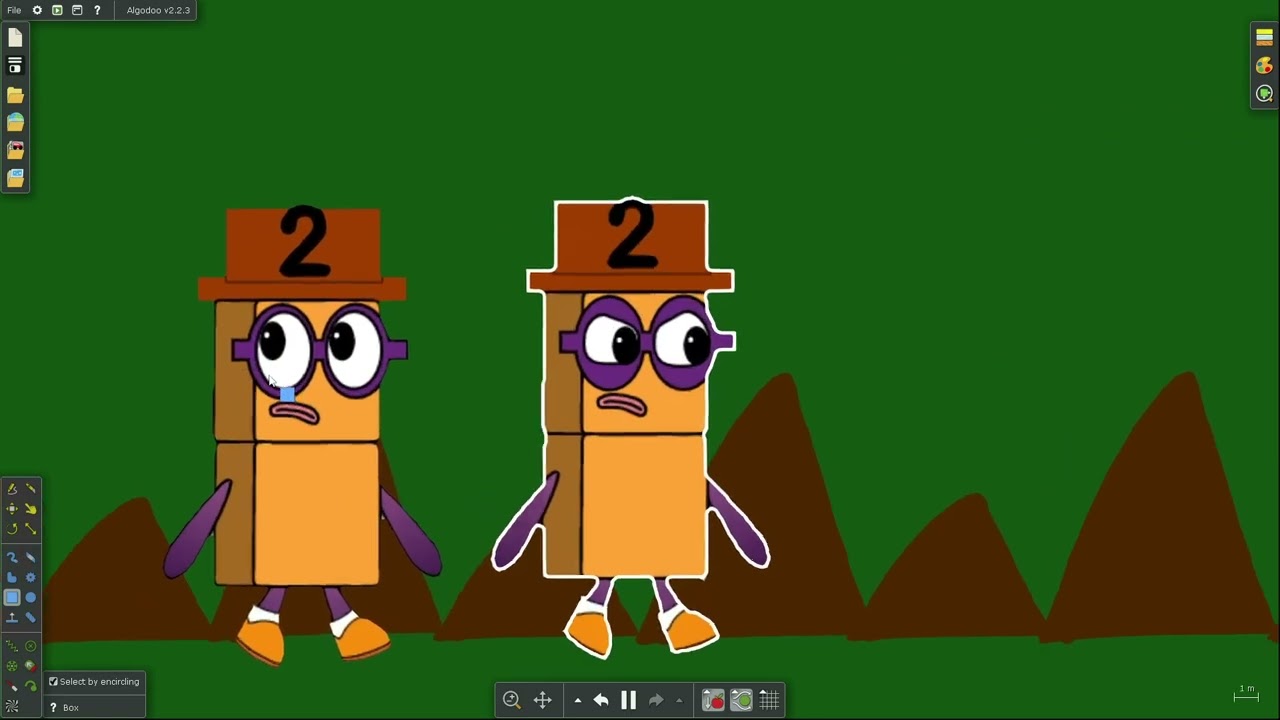 Algodoo Numberblocks 755x189
