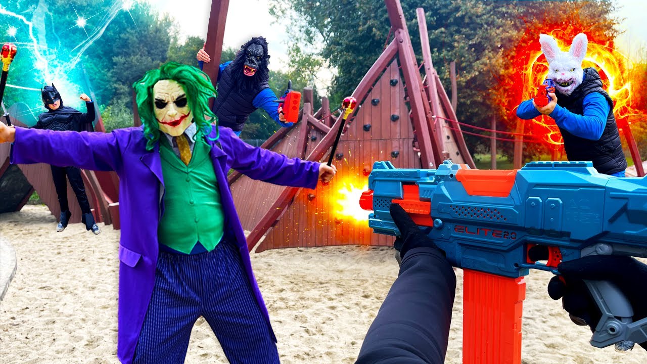 Nerf War/Park Battle 5(Nerf First Person Shooter) - YouTube