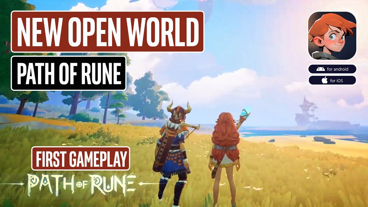 PATH OF RUNE Gameplay Trailer - Upcoming OPEN WORLD Game - YouTube