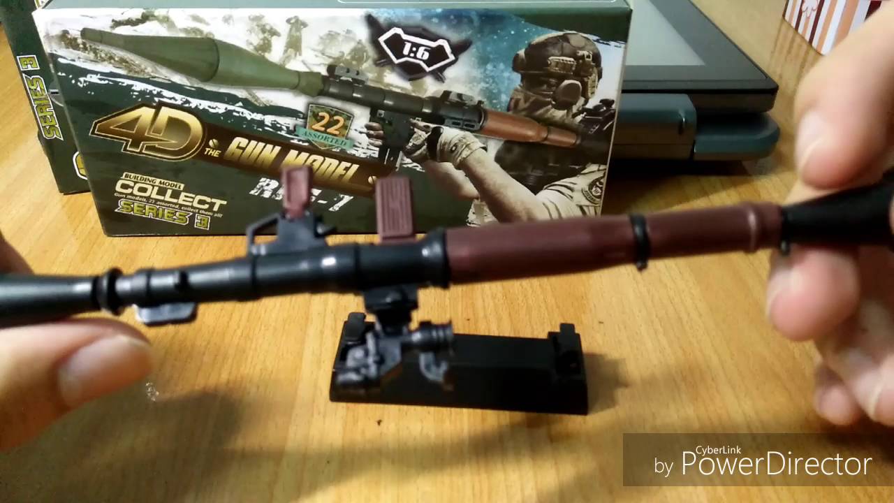 รีวิวโมเดลปืนทหารจิ๋ว RPG-7 จาก 4D Gun model - YouTube