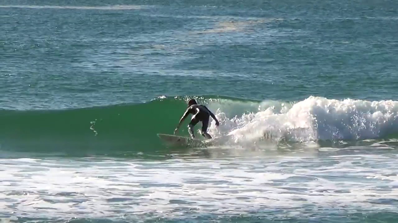 Petit SURF dans les LANDES sur Blackwings Raven Surf Odyssey - YouTube