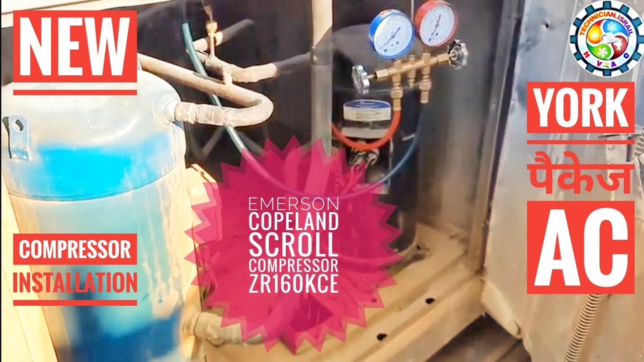 New Compressor installation Package Unit Contactor ki wajah se ...