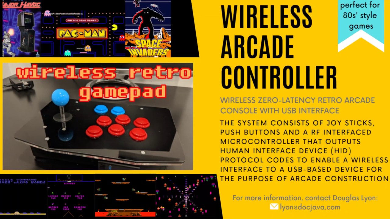 Wireless Arcade Controller - YouTube