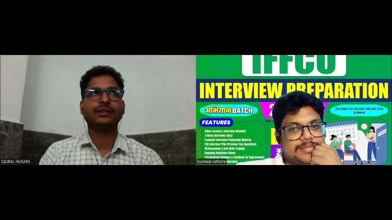 "IFFCO Mock Interview - Mechanical Engineering | NPCIL Scientist Tips & Tricks" - YouTube