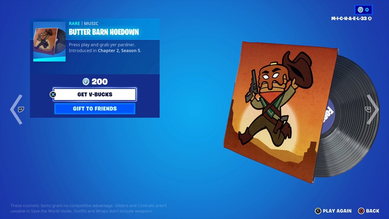 Butter Barn Hoedown Soundtrack Is Back In The Fortnite Item Shop - YouTube