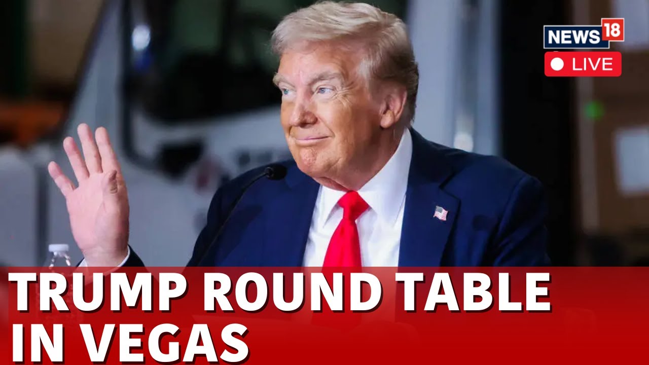 Trump Live | Trump's Hispanic Round Table Meet Live | Trump Speech In ...