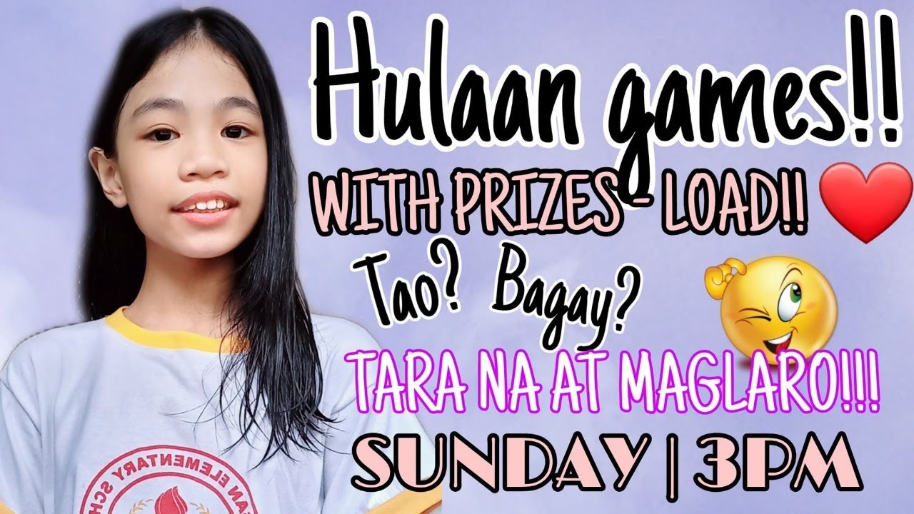 LIVESTREAM #5 HULAAN GAMES WITH PRIZES + KUWENTUHAN!!! - YouTube