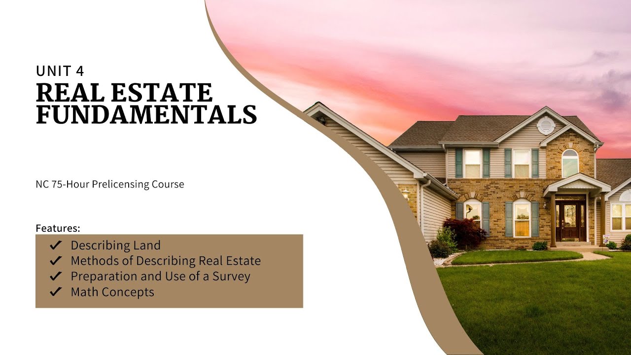 Real Estate Fundamentals | Unit 4: Property Description - YouTube