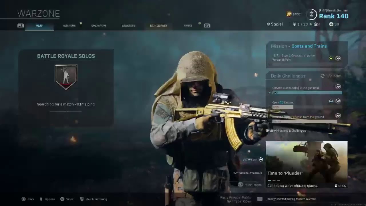 Warzone Solo 30+Wins , come support - YouTube