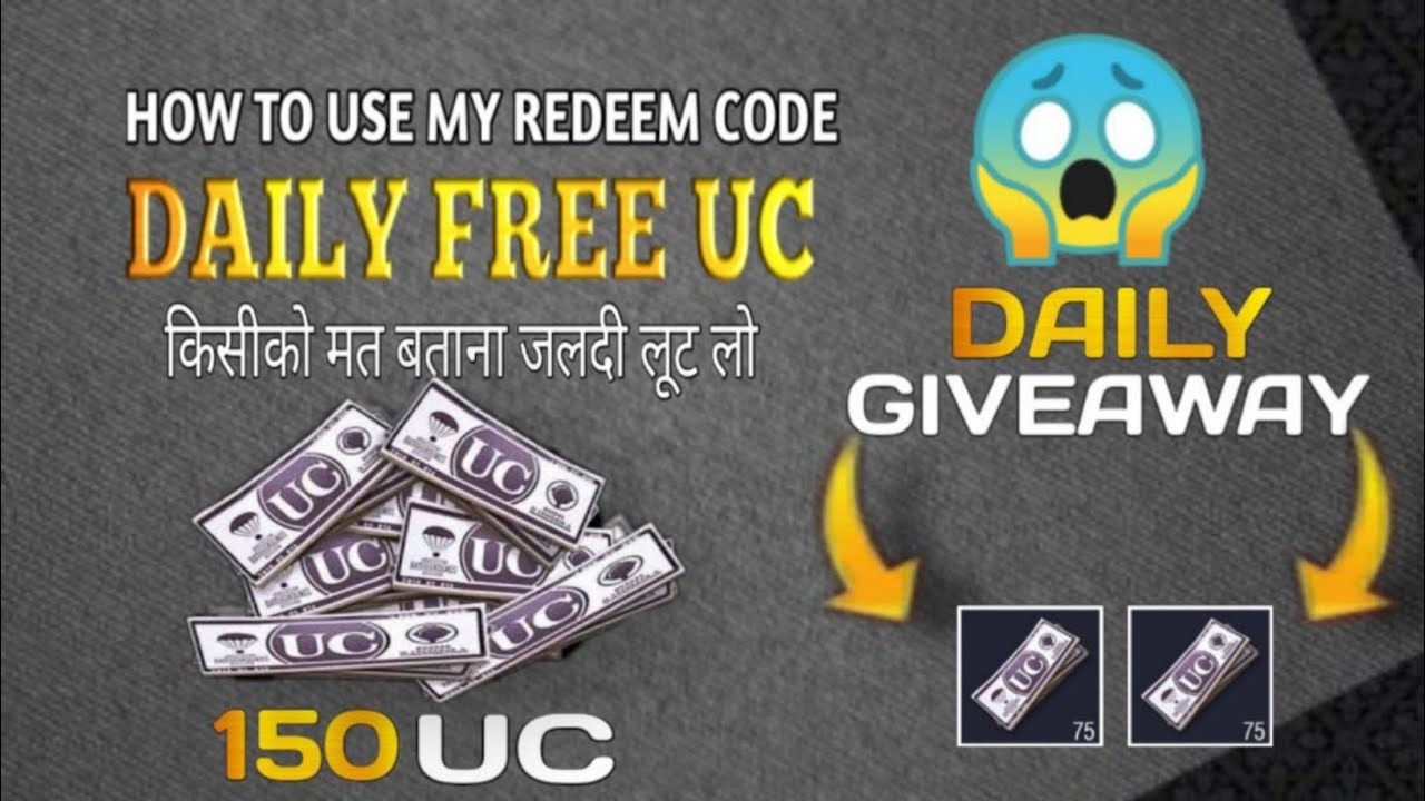 100%_[_Free_]_Daily_150UC_Latest_Trick_2020_How_To_Use_My_Redeem_Codes ...