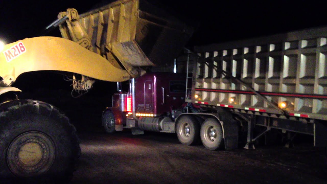 Loading Coal Truck - YouTube