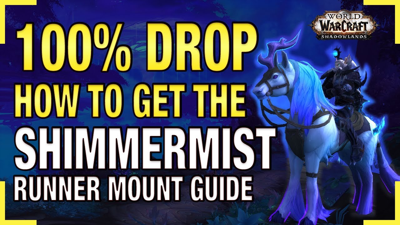 How to get the Shimmermist Runner Guide Maze Mount | Easy Shadowlands ...