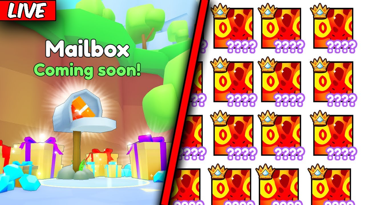 🔴 MAILBOX GIVEAWAY IN PET SIMULATOR 99! - YouTube