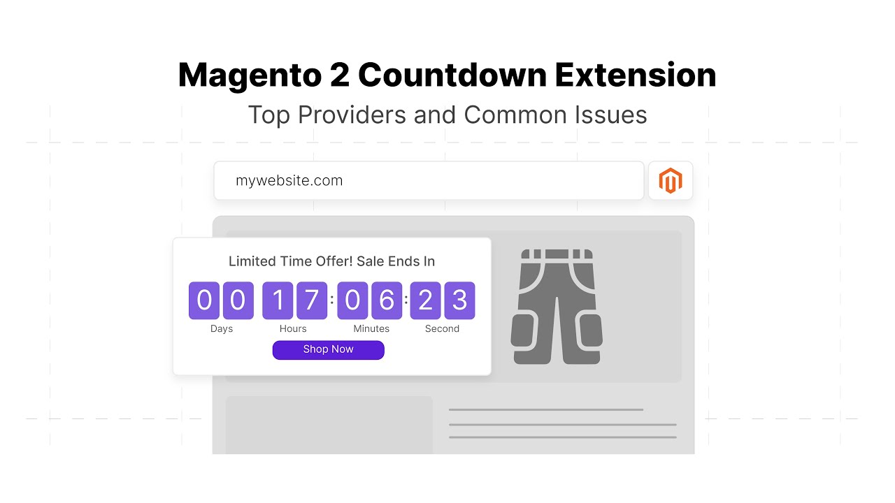 Magento 2 Countdown Extension: Top Providers and Common Issues - YouTube