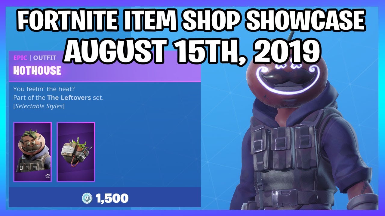 *NEW* LEFTOVERS SKIN SET! (Fortnite Item Shop 15th August) - YouTube