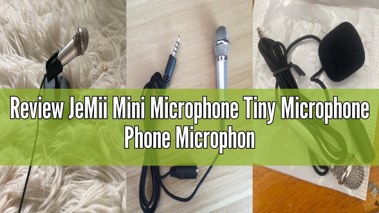 Review JeMii Mini Microphone Tiny Microphone Phone Microphone,Omnidirectional Mic ...