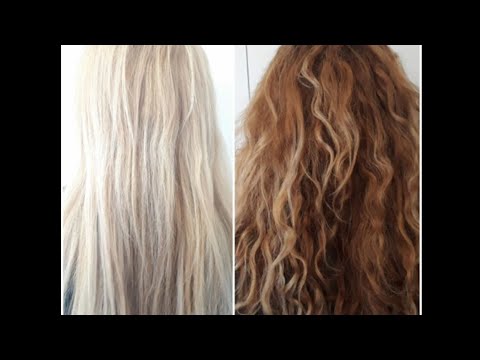 KÜLLÜ SARI SAÇ YAPIMI(ANNEMİN SAÇLARINI BOYADIM)