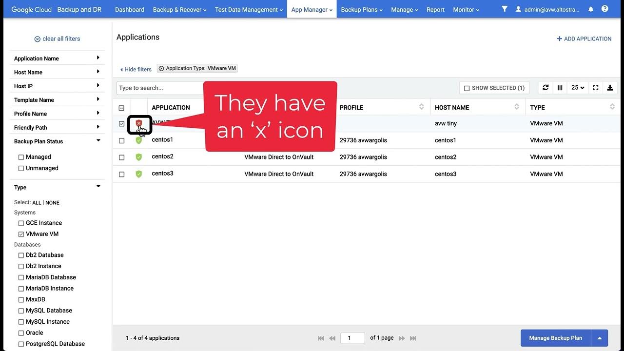 Google Cloud Backup and DR - Adding and backing up VMware VM - YouTube