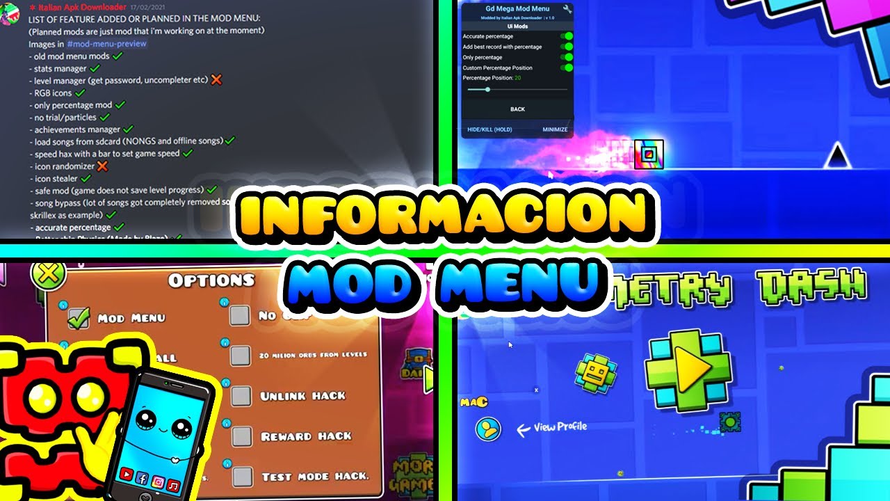 NUEVA INFORMACIÓN ACERCA DEL NUEVO MOD MENU | RGB ICONS / ANIMACIONES Y ...