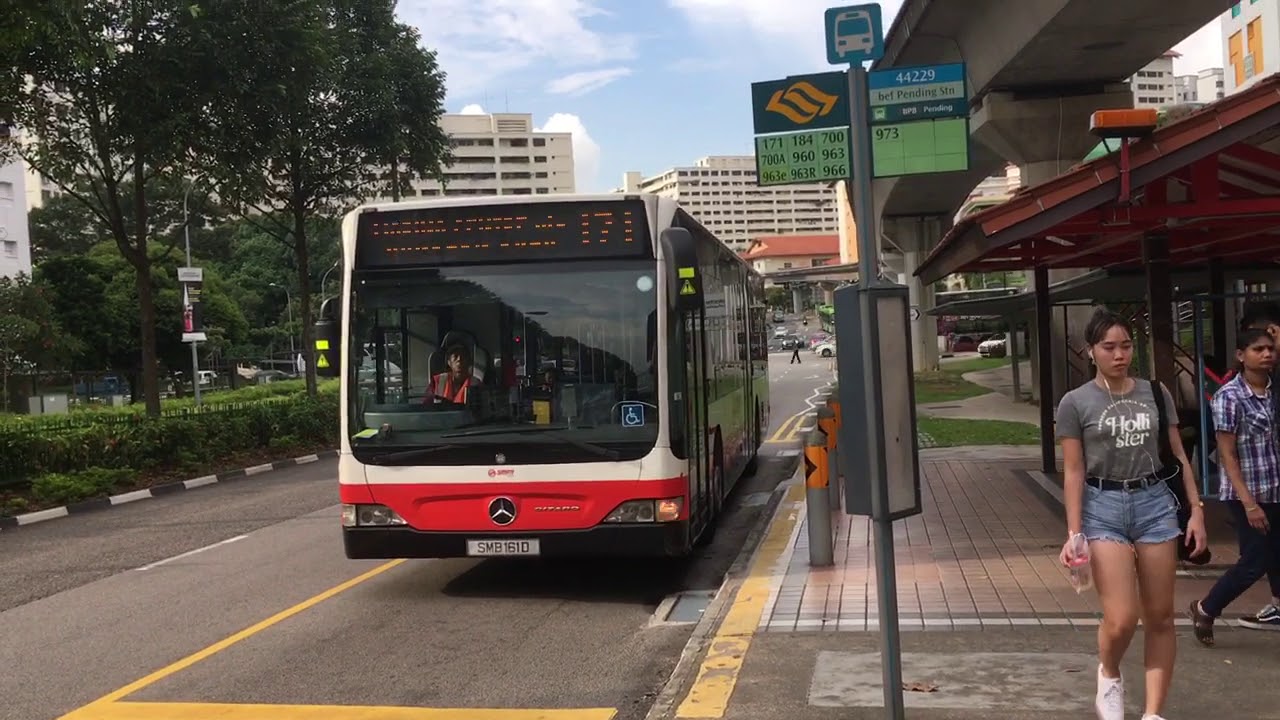SMRT Buses Mercedes-Benz O530 Citaro (SMRT Batch 2) SMB161D on Service ...