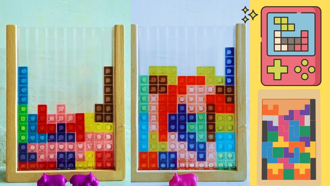 Tetris Art: Creating Mesmerizing Visuals Using Falling Blocks - YouTube