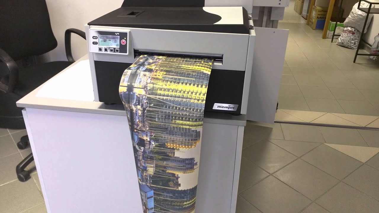 Vipcolor VP700 színes címkenyomtató / label printer - YouTube