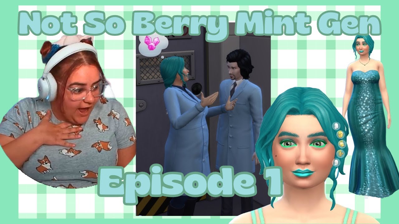 Sims 4: Not So Berry Challenge 💚Mint Gen 💚 Episode 1 - YouTube