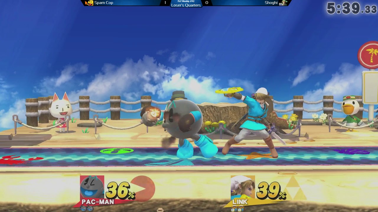 PnT Weekly #92 - Spam Cop (Pac Man) vs Shoghi (Corrin, Link) - Loser's ...