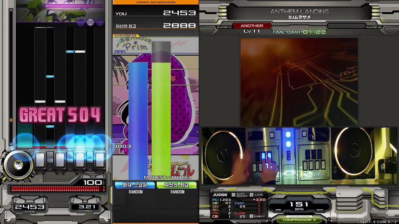 [Beatmania IIDX 31 EPOLIS] ANTHEM LANDING SPA max-72 - YouTube