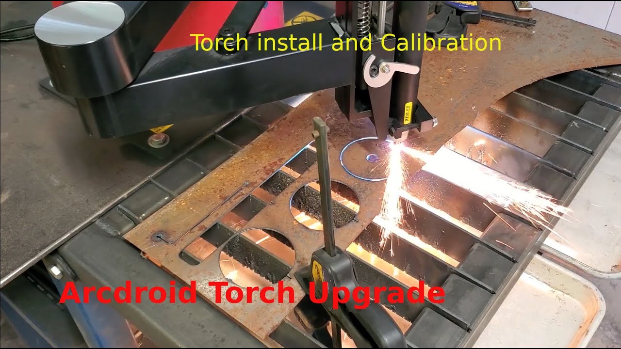 Got a new CNC torch for my Arcdroid - YouTube