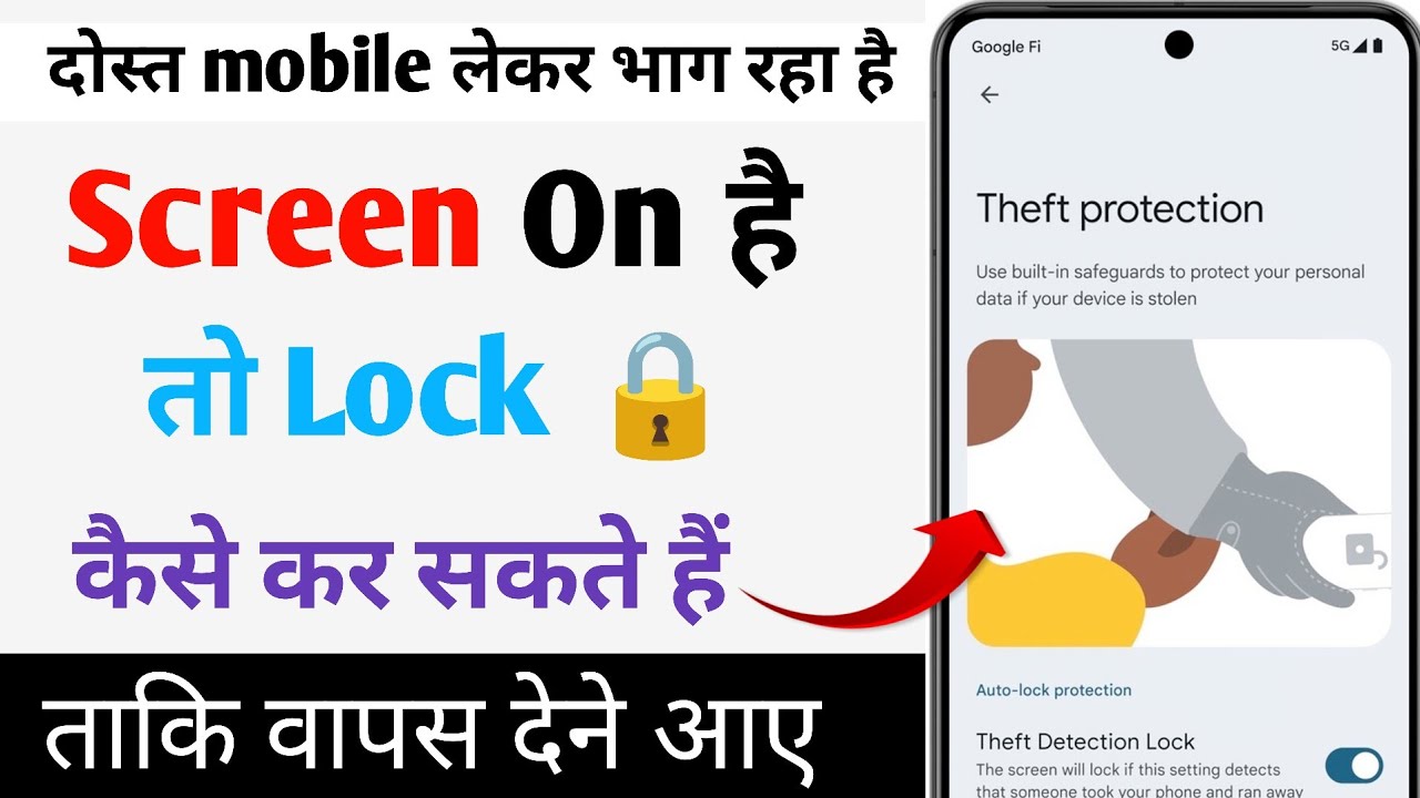When Remote Lock is on, you can lock your screen remotely if your ...