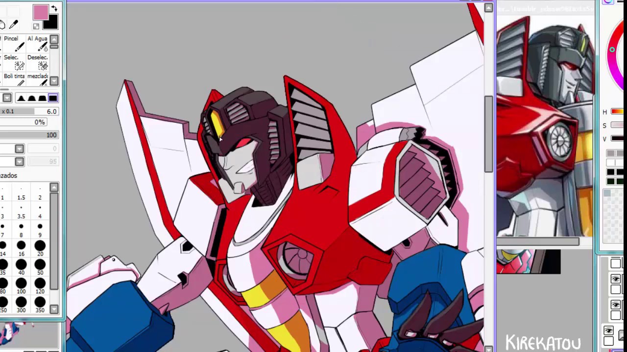 Speedpaint: Starscream IDW fanart - YouTube