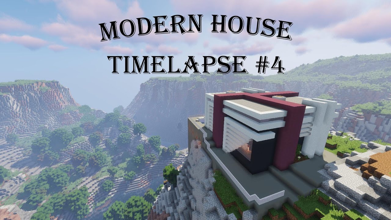 Minecraft Timelapse: Modern house - YouTube