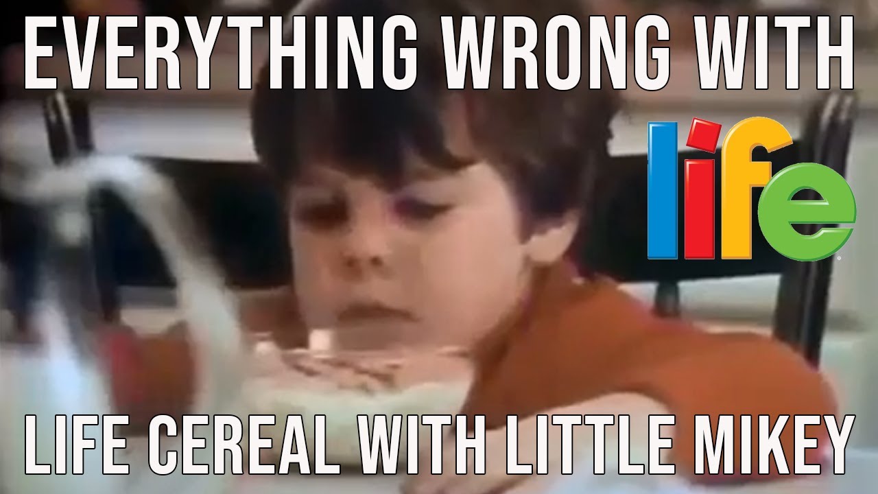 Everything Wrong With Life - "Life Cereal with Little Mikey" - YouTube