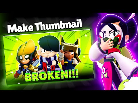 How to Make COOL Brawl Stars Thumbnails on Mobile (FREE & Easy Tutorial!)