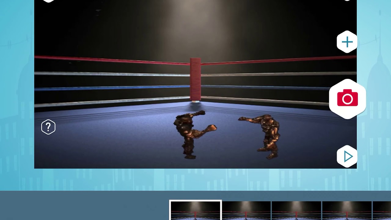 My first stop motion blue screen - YouTube