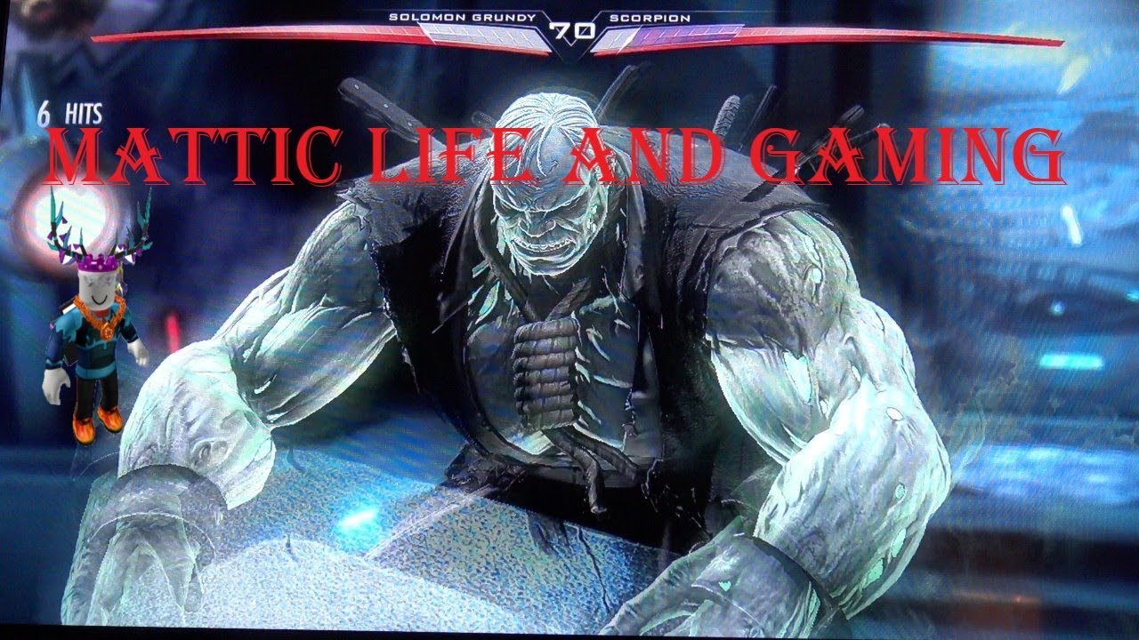 Mattic life gaming: Solomon Grundy vs Scorpion in 4k - YouTube