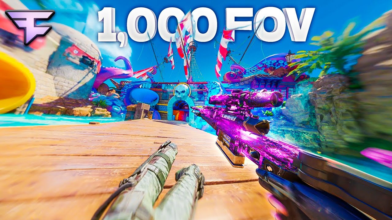 BLACK OPS 3 REMASTERED on 1,000 FOV... - YouTube