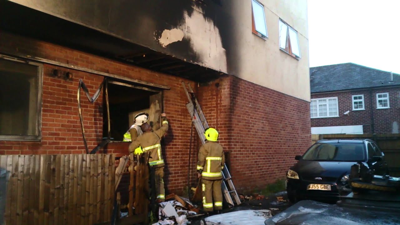 The Old Library Apartment on Fire Newbury UK - YouTube