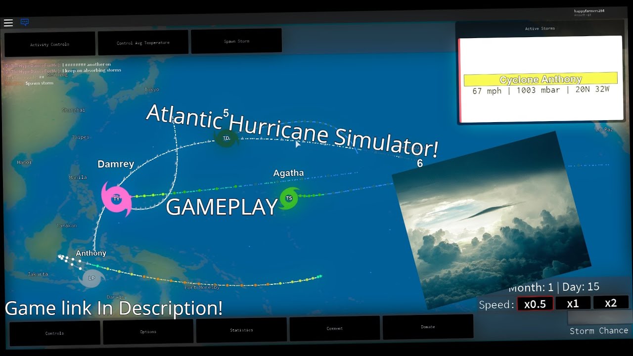 Atlantic Hurricane Simulator! - YouTube