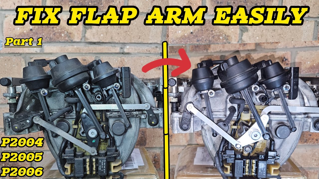 Mercedes 6 CYL M272 Swirl or Thumble Flaps Actuator Arm Fix ...